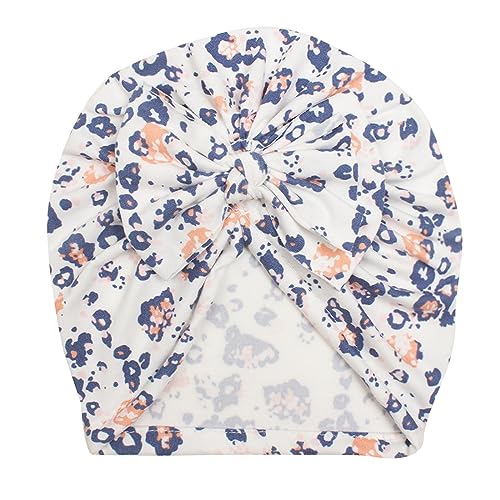 Gamer Hat Kids Cute Baby Bow Hat Summer Thin Flower Print New Creative Pullover Hat Active Hat Kids (White, 0-24 Months)