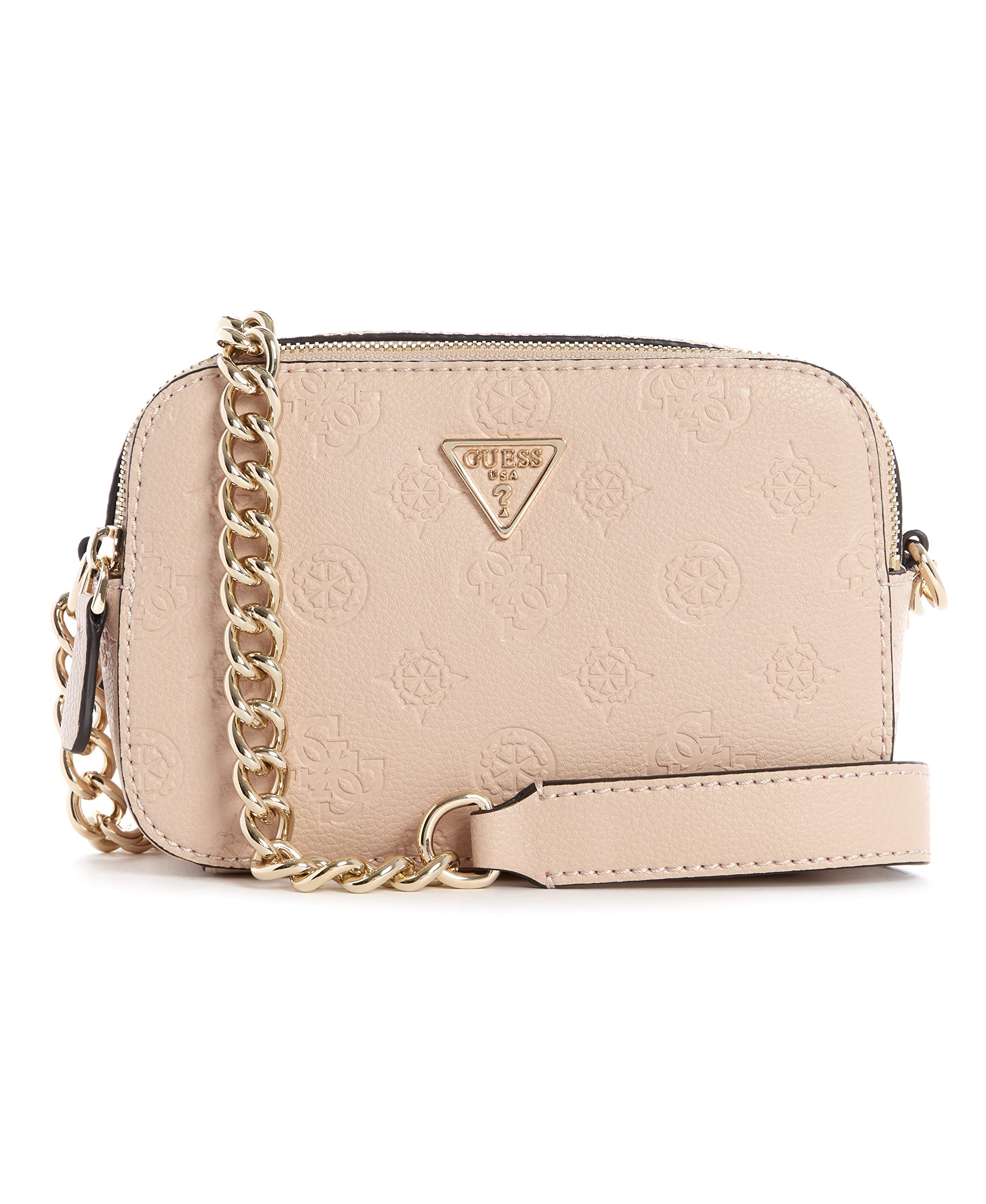 GUESS Helaina Crossbody Camera, Almond