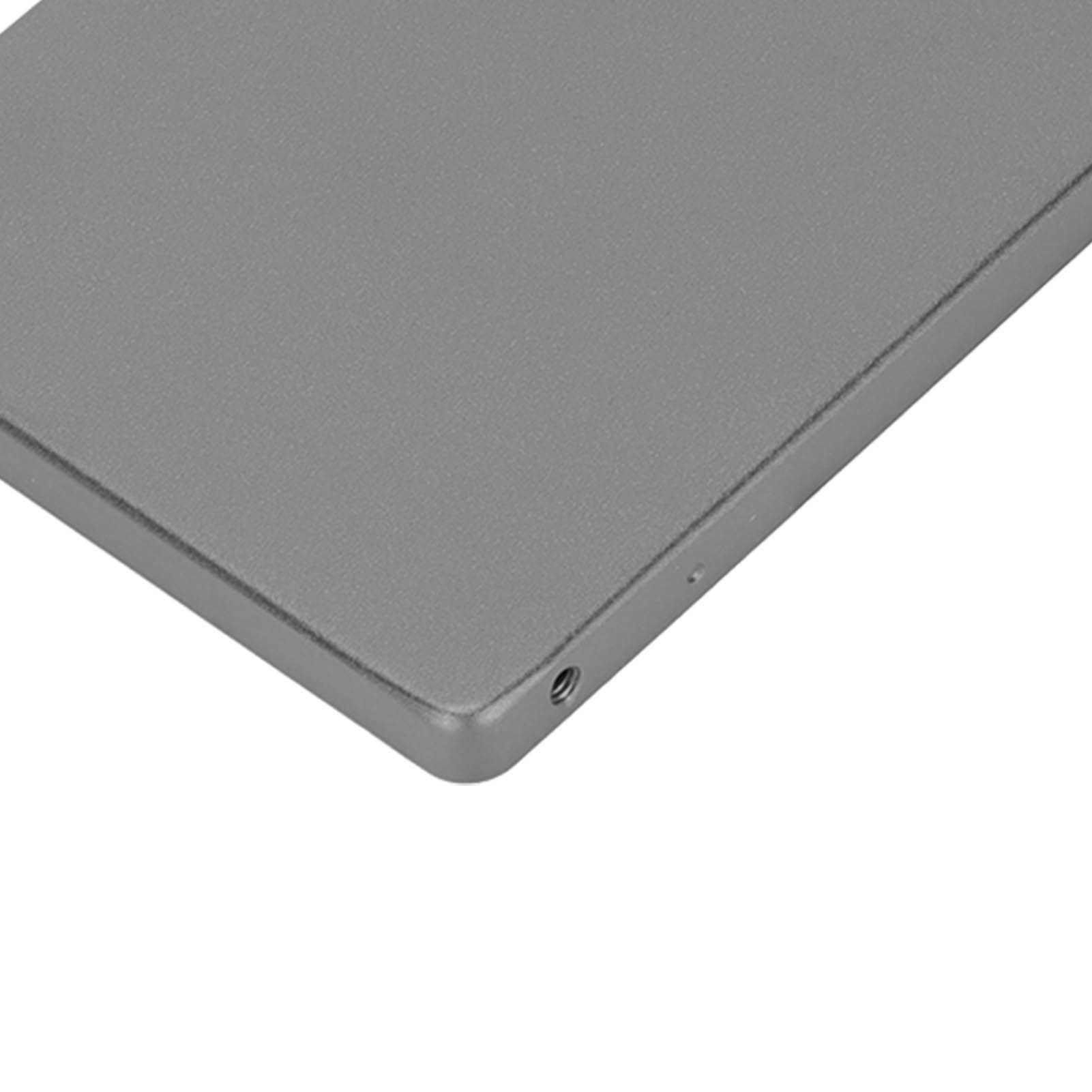 MSATA to SATA3.0 Hard Drive Adapter Card Aluminum Alloy SSD Adapter Enclosure Ultra Thin Stable Durable Lightweight for Office, Home and PC (Gray)