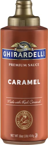 Ghirardelli Caramel Flavored Sauce 16 oz. Squeeze Bottle (Pack of 2)