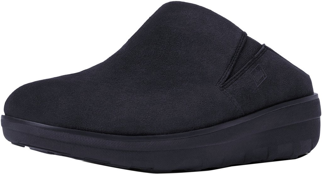 FitFlop Women's Loaff Suede Clogs, Supernavy, 7 M US