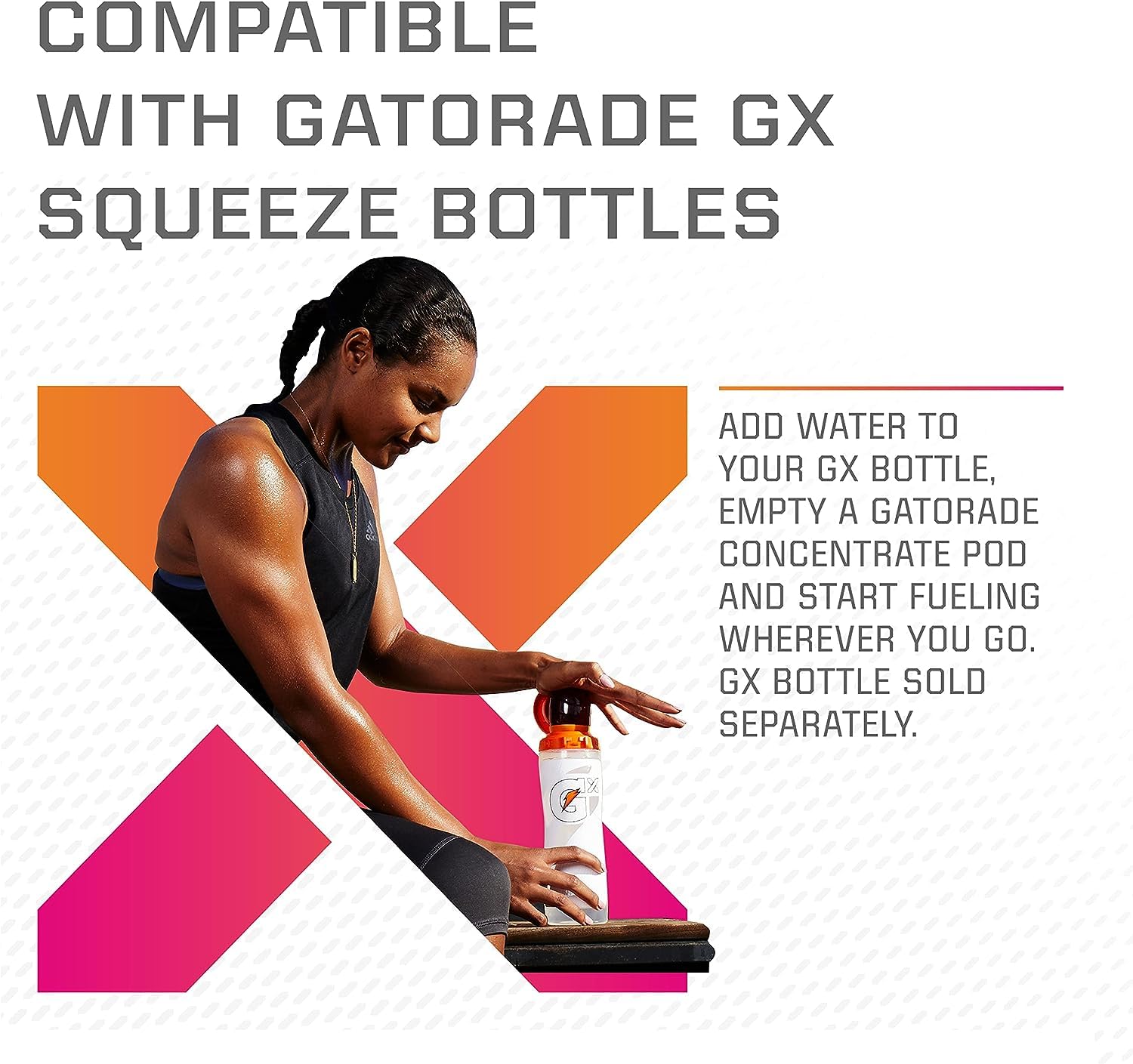Gatorade Gx Pods, Fruit Punch, 4 Counts of Gatorade Pods for Gatorade Gx Water Bottle, Makes 30 Fl. Oz.