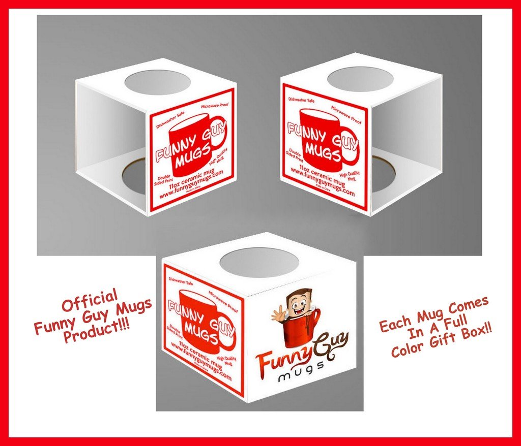Funny Guy Mugs 1st Mate Ceramic Coffee Mug - 11oz - Ideal Funny Coffee Mug for Women and Men - Hilarious Novelty Coffee Cup with Witty Sayings