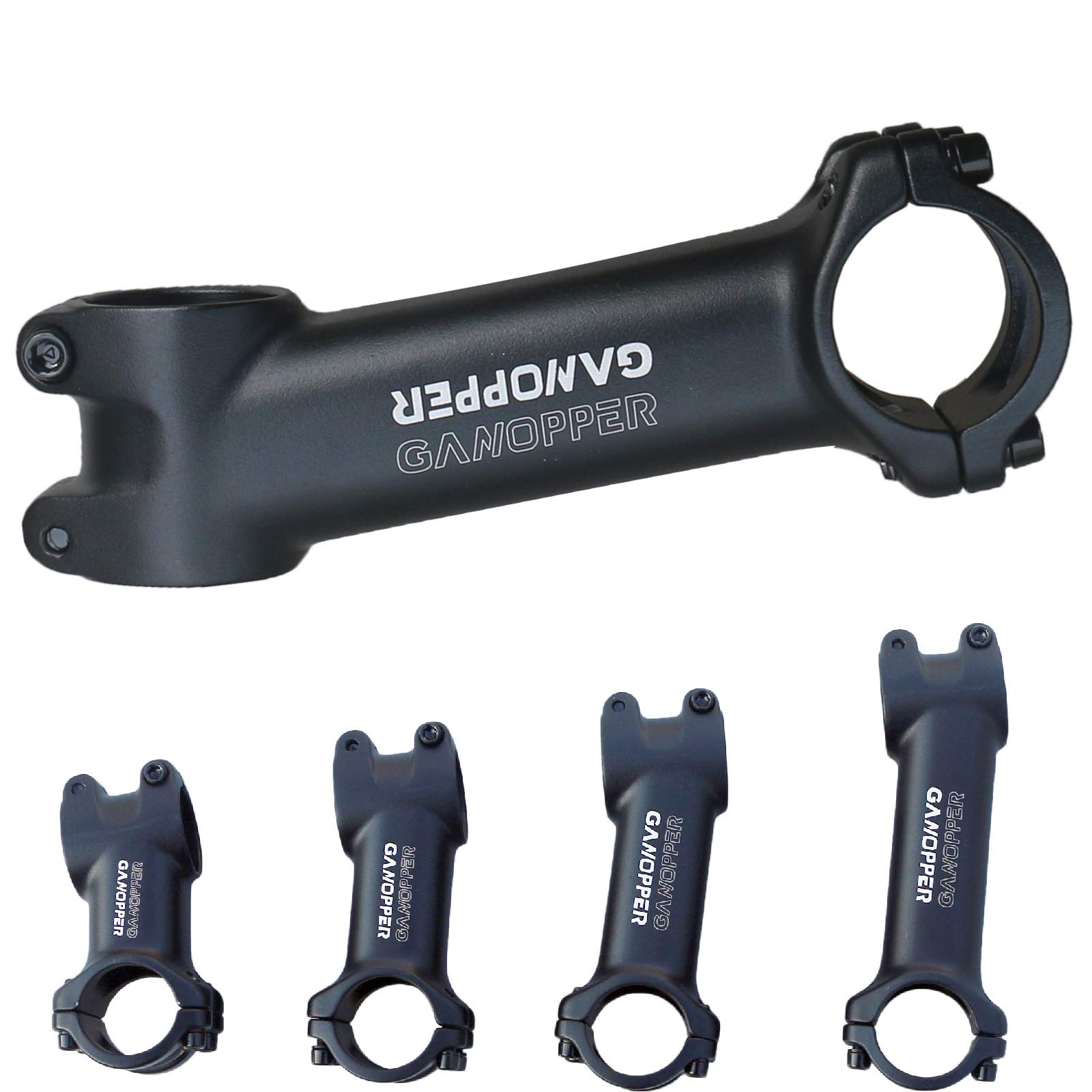GANOPPER Mountain Bike Handlebar Stem 31.8 MTB Stem Riser 25.4 Bike Stem Fixie Bicycle Accessories