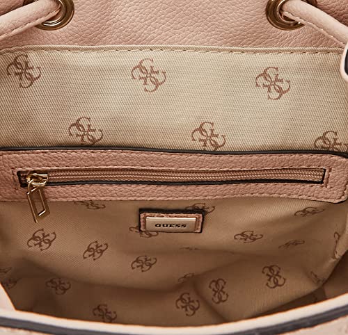 GUESS womens Helaina Flap Backpack, Almond, one size US