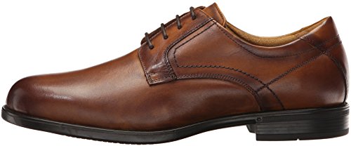 Florsheim Men's Medfield Plain Toe Oxford Dress Shoe, Cognac, 11 Wide
