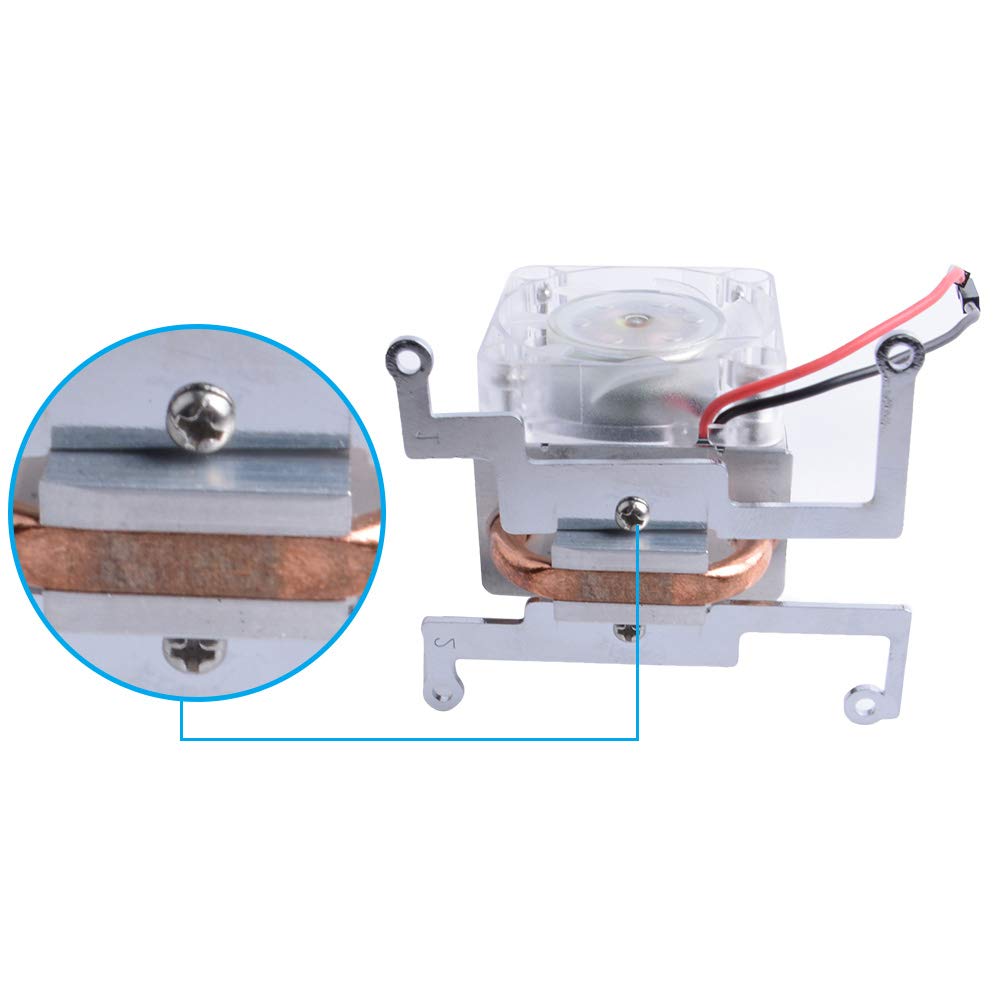 GeeekPi ICE Tower Cooler for Raspberry Pi, Cooling Fan for Raspberry Pi, RGB Cooling Fan with Heatsink for Raspberry Pi 4 Model B & Raspberry Pi 3B+ & Raspberry Pi 3 Model B