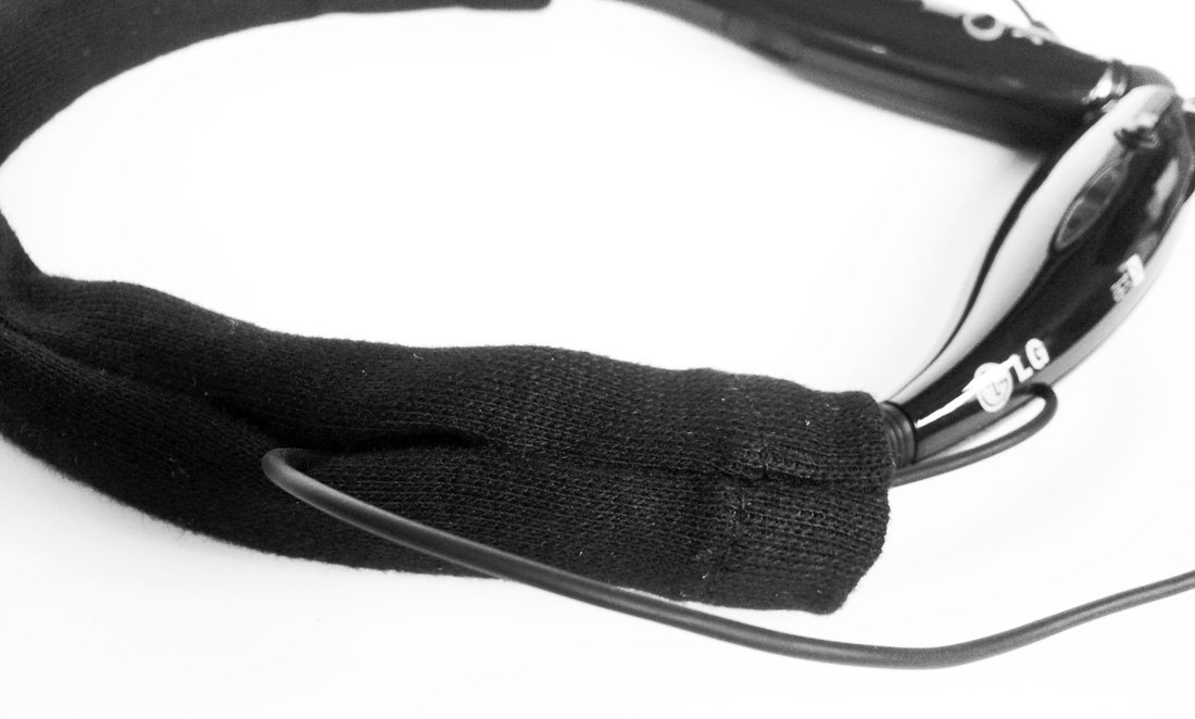 FitSand Soft Cover Compatible for LG HV-800 BHS-930 HV-900 HBS-800S EGRD G-Cord Neckband Bluetooth Headphone Headset
