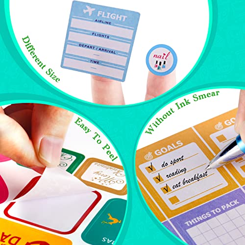 Planner Stickers,24 Sheet/1300+ Calendar Stickers for Adults Planner, Planner Stickers and Accessories for Women Work, Enhance Life Productivity