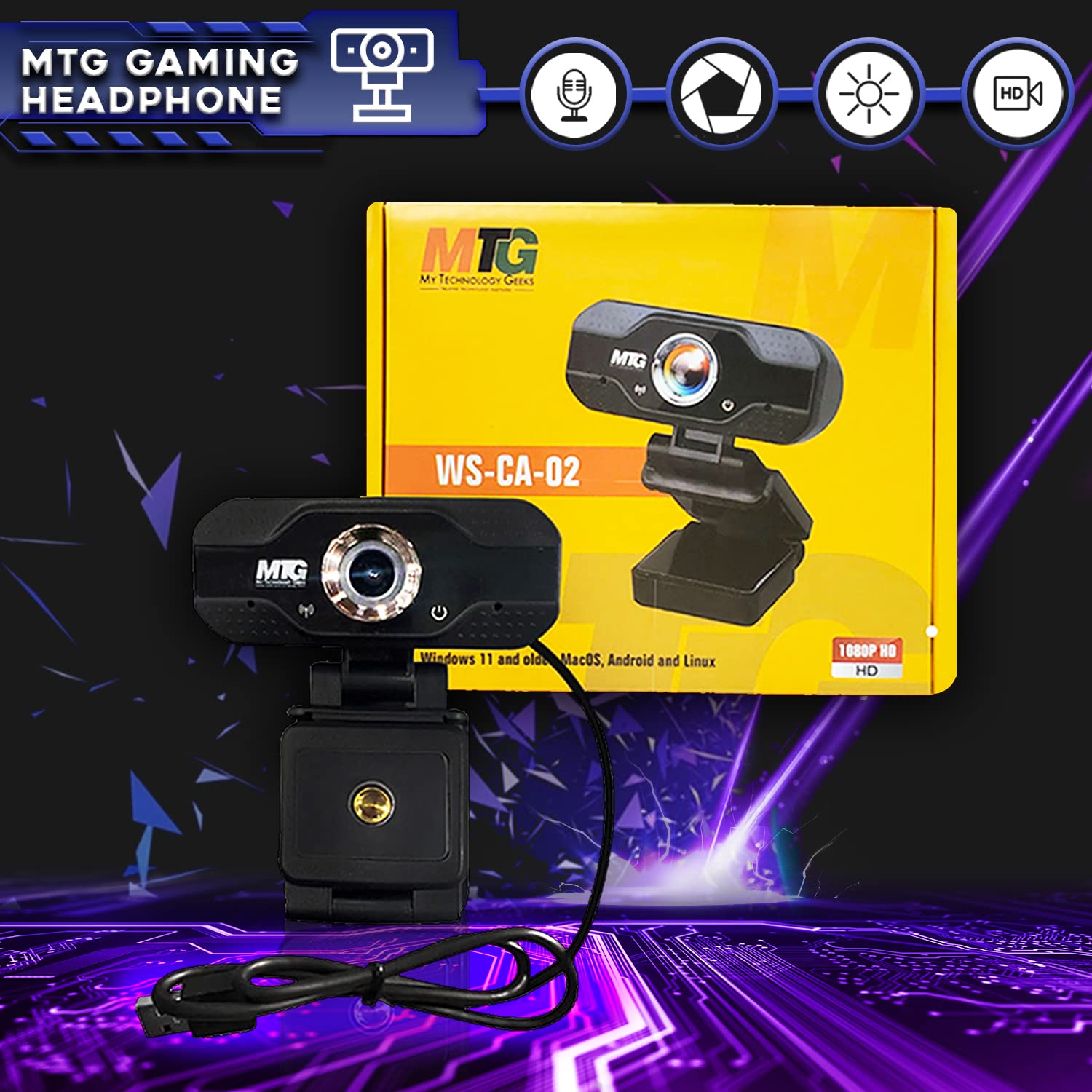 Gaming Desktop PC, Intel i7 6th Gen, TechMagnet Zeus Pro 6, RX 550, 16GB ARGB RAM, 1TB SSD + 2TB HDD, 24 Inch Monitor, RGB Keyboard Mouse, Speaker, Headphone, Webcam, Win 10 Pro (Renewed)