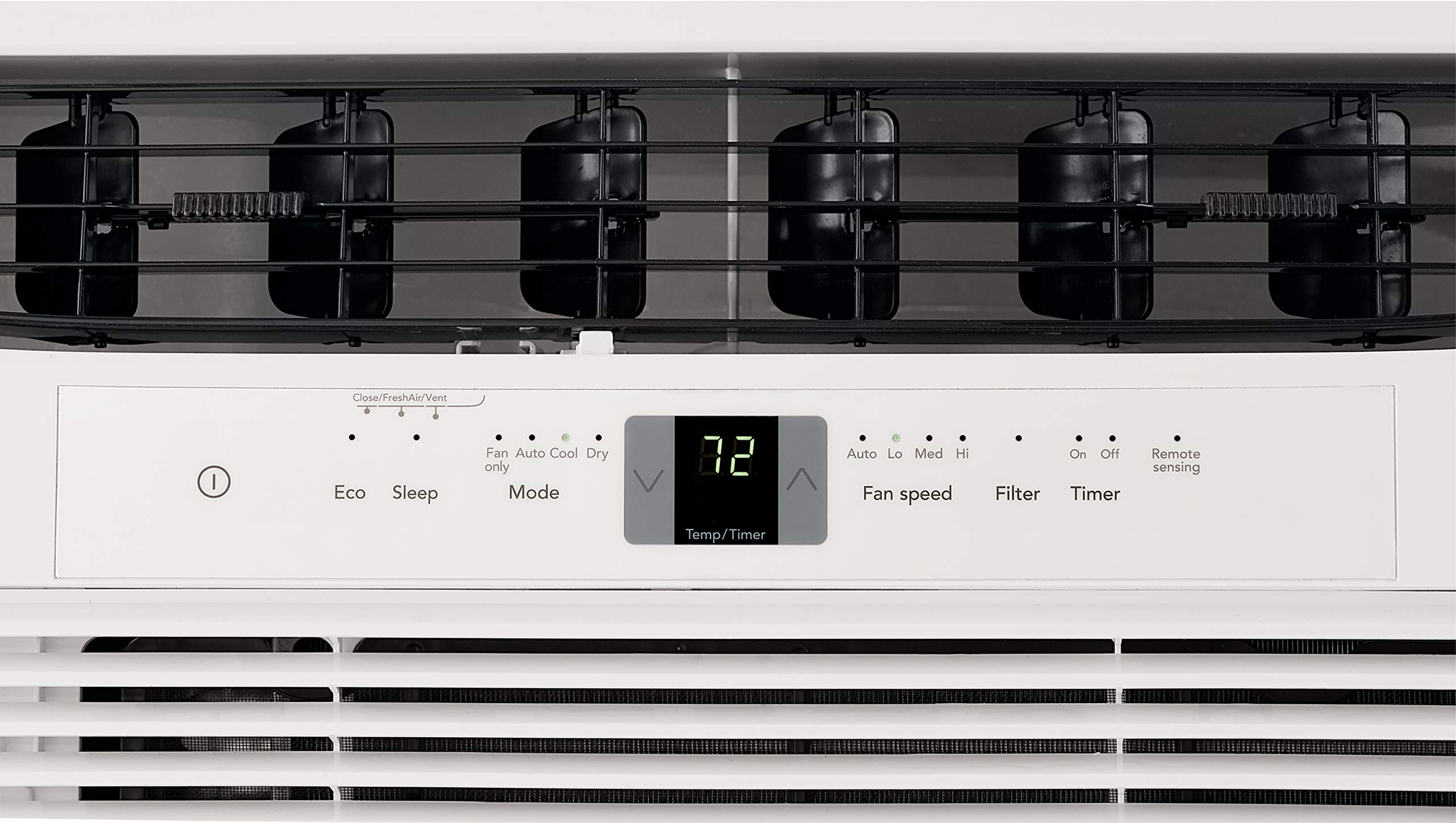 Frigidaire 10,000 BTU 115V Window-Mounted Compact Air Conditioner with Remote Control, White