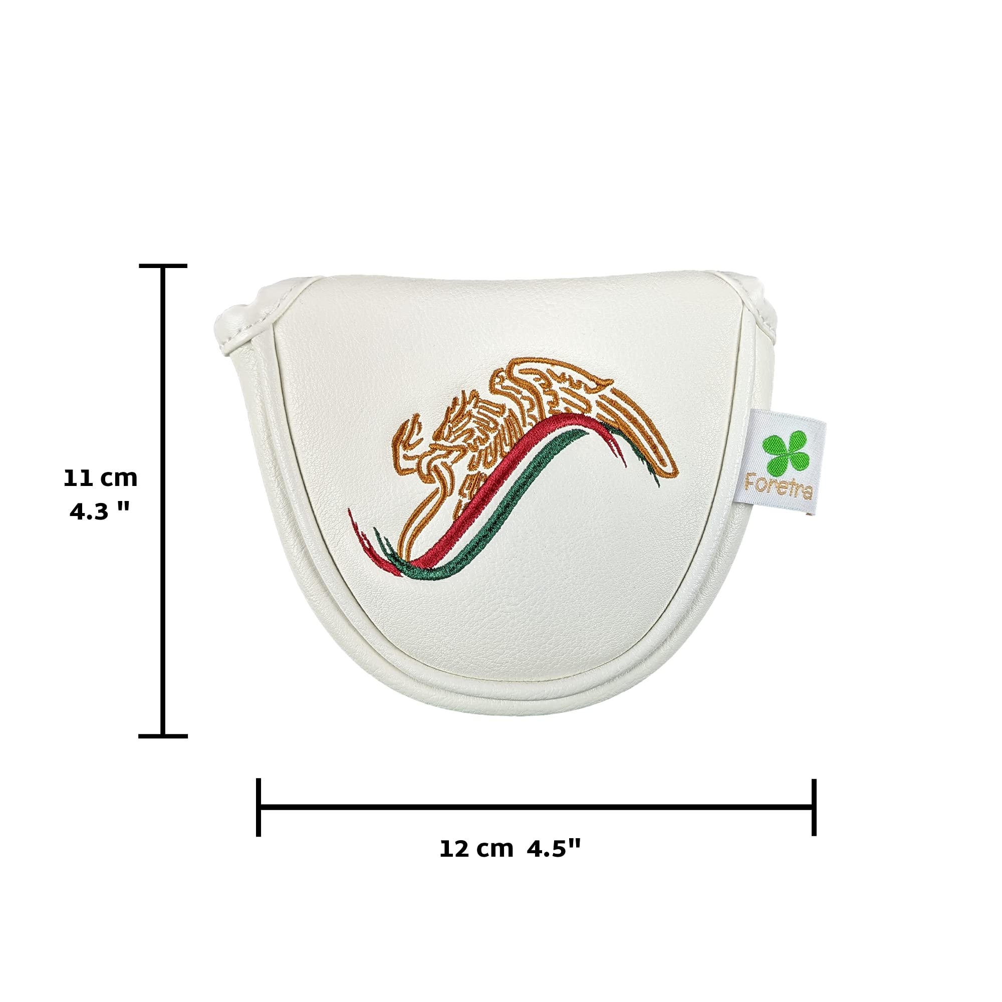Foretra β Mexico - Golf Putter Headcover Quality PU Leather Magnetic Closure for Mallet Style Putters Scotty Cameron Odyssey Taylormade Ping