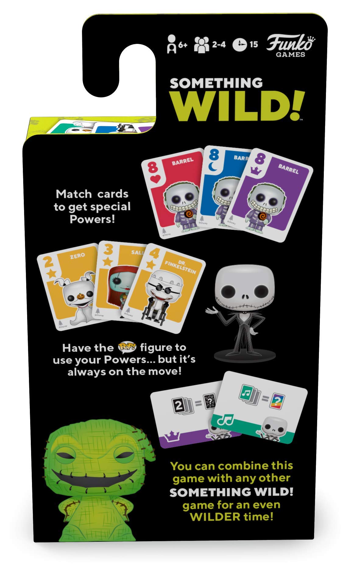 Funko Something Wild! Disney The Nightmare Before Christmas with Jack Skellington Pocket Pop! Card Game for 2-4 Players Ages 6 and Up