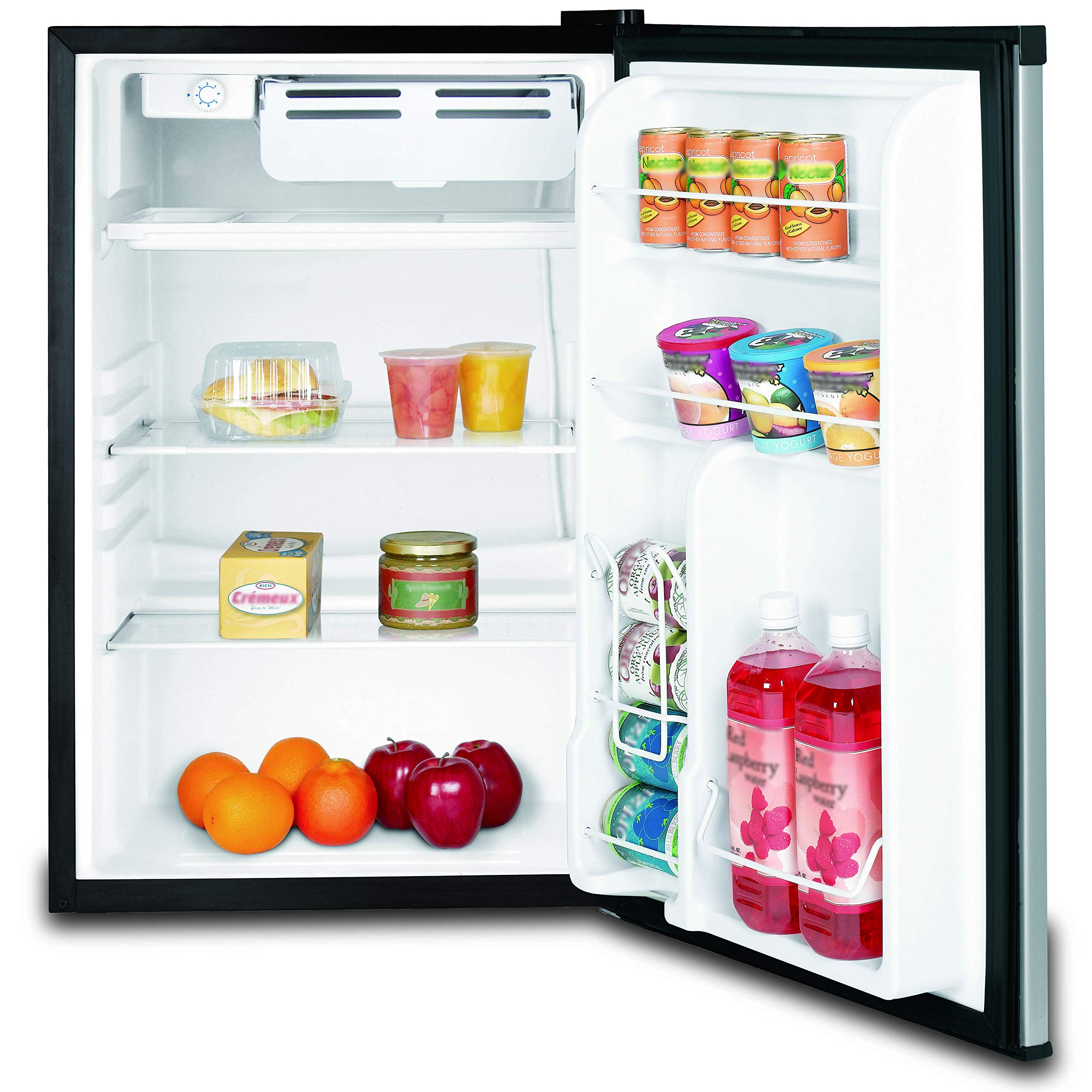 Frigidaire EFR492, 4.6 cu ft Refrigerator, Stainless Steel Door, Platinum Series & EFRF314-AMZ Upright Freezer 3.2 cu ft Stainless Platinum Design Series