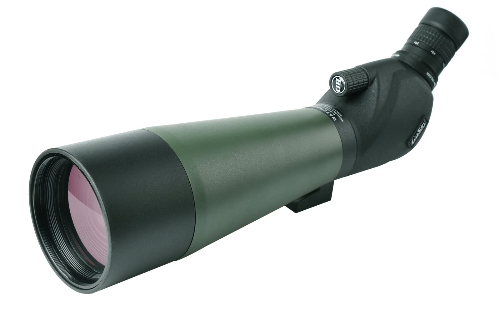 GOSKY 20-60 X 80 Porro Prism Spotting Scope- Waterproof Scope for Bird Watching Target Shooting Archery Range Outdoor Activities -with Tripod