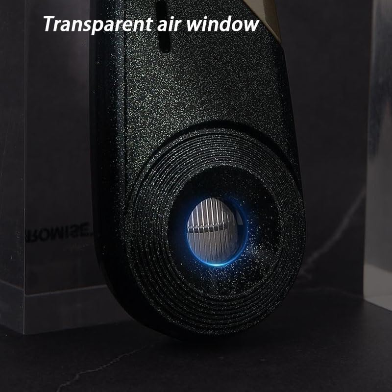 Gas Lighter, Transparent Gas Window, Windproof Blue Flame, Easy to Carry, Suitable for Boyfriend Girlfriend Father's Day Gas Gift, Daily Use (Color : C3)