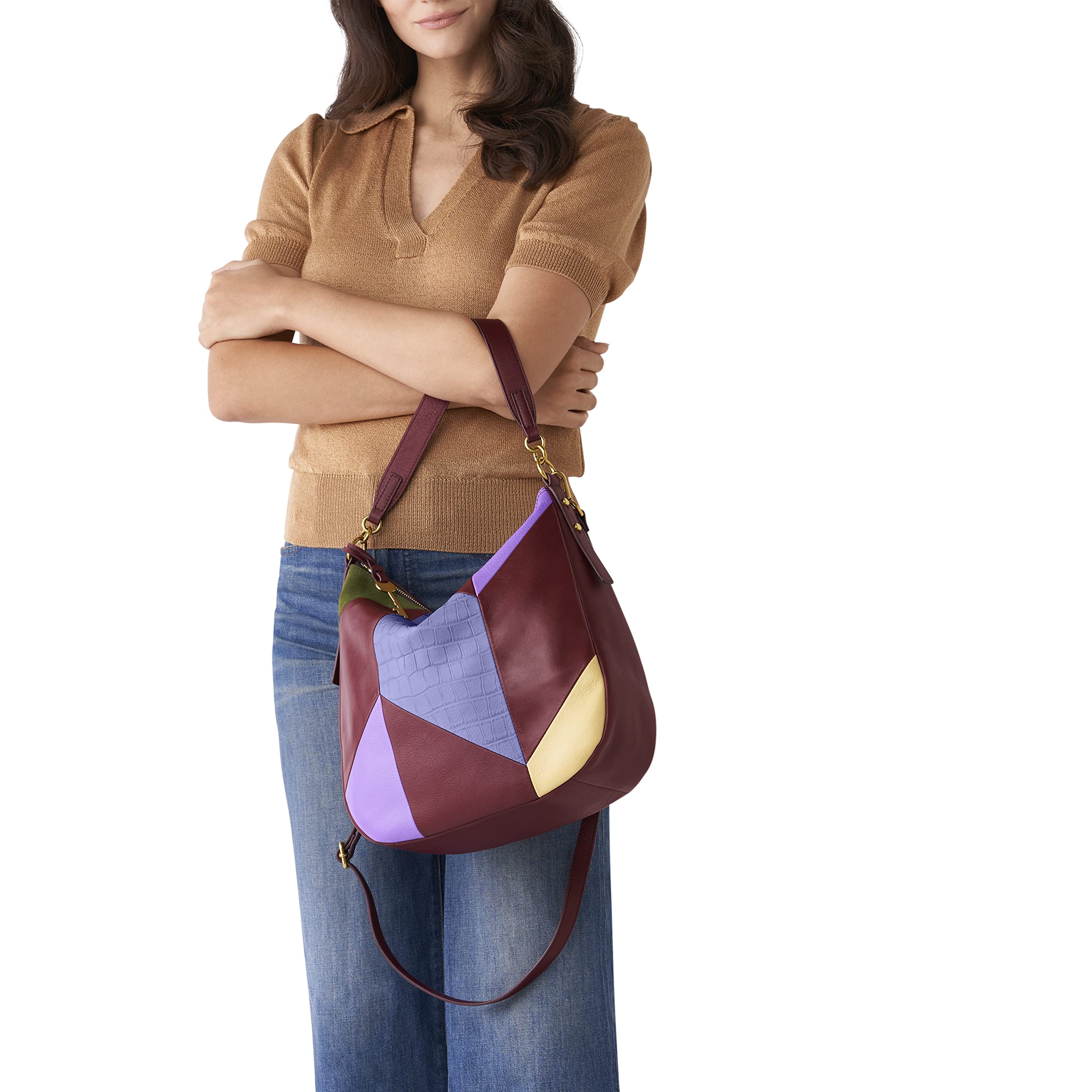 Fossil Hobo, Wine Patchwork