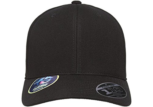 Flexfit Men's 110 Cool & Dry Athletic Cap, Black, One Size