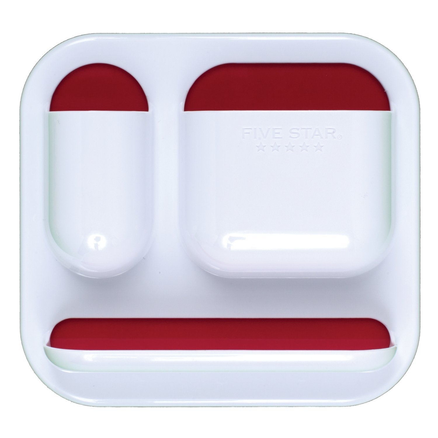 Five Star Locker Accessories, Magnetic Tri-Pocket Storage with Dry Erase Surface, Color Selected For You (81136)