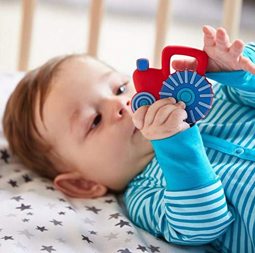HABA Tractor Silicone Teether