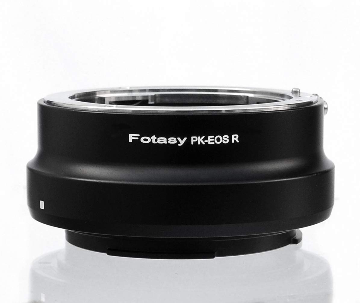 Fotasy Copper PK Lens to Cannon EOS RF Mount Adapter, K-mount EOS R Adapter, Adapter for Pentax K Mount Lense, Compatible with Canon EOS R Mirrorless Camera EOS R RP Ra R3 R5 R6 R7 R10