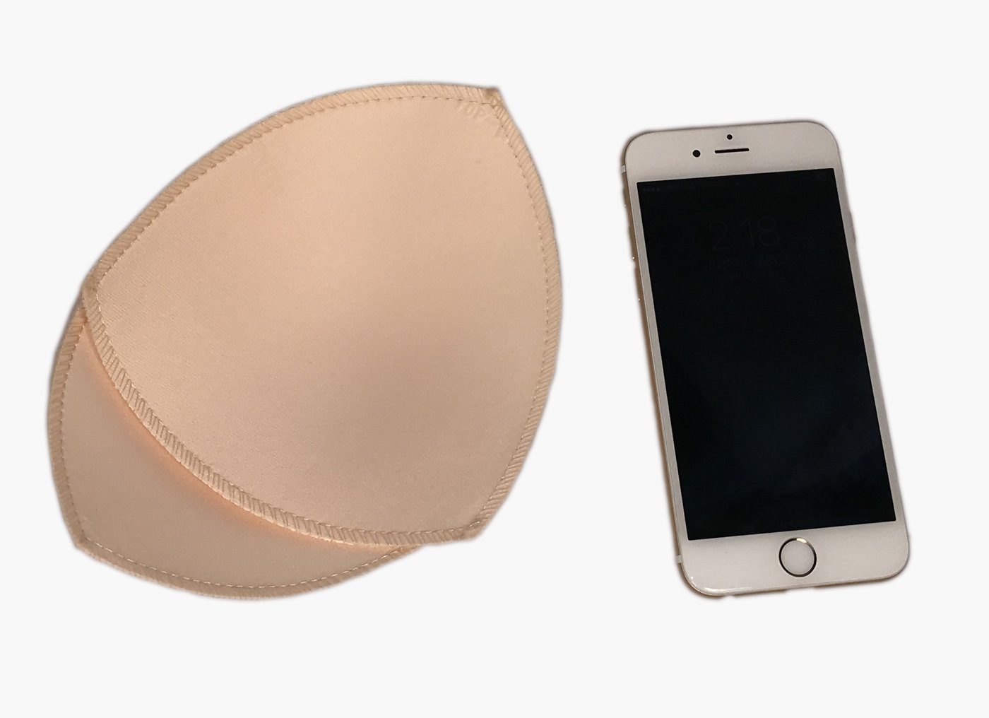 Fypxd 6 Pairs Bra pad Insert For sports bra or Bikini Tops 5X5 inch(Beige