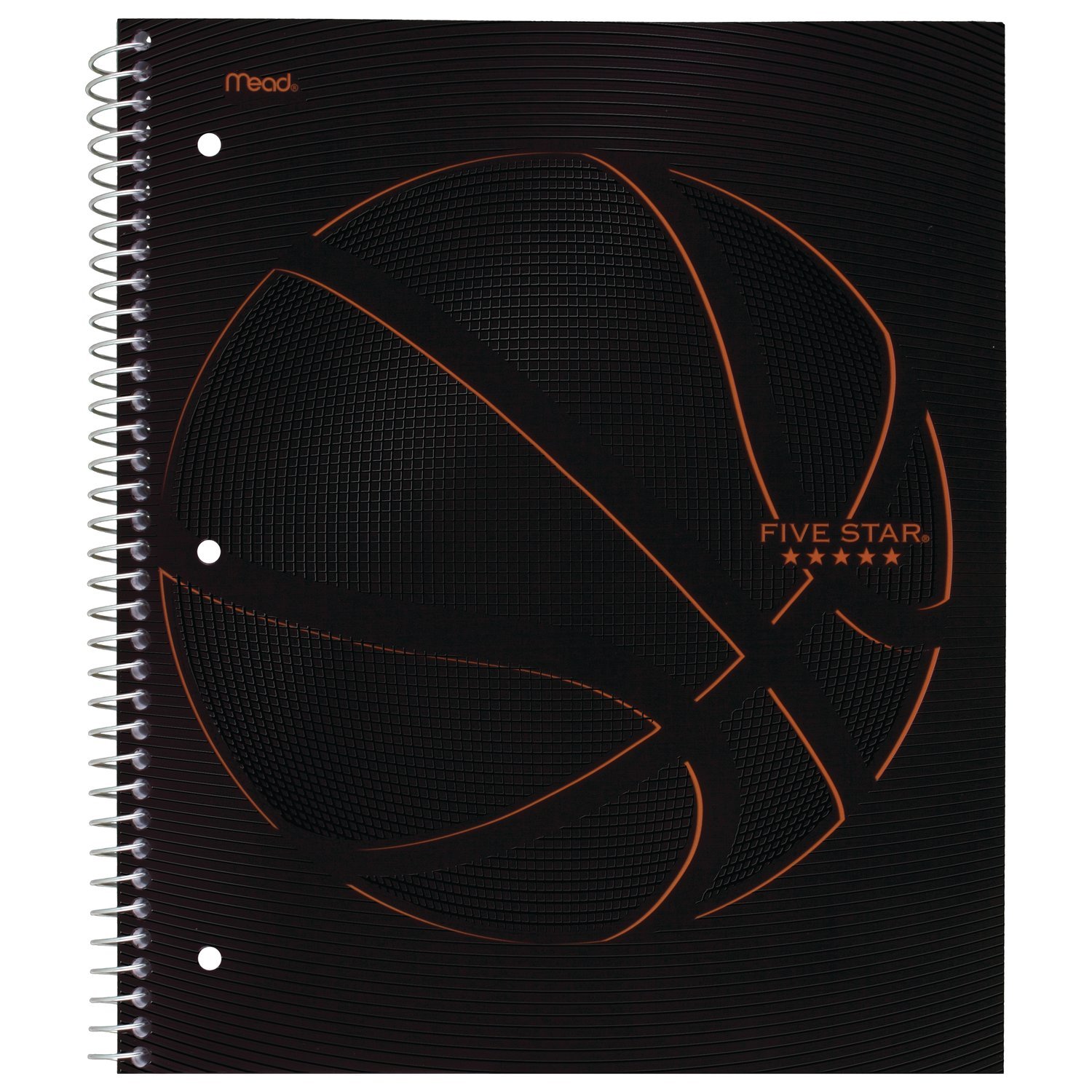 Five Star Spiral Notebooks, 1 Subject, College Ruled Paper, 100 Sheets, 11" x 8-1/2", Sports, 4 Pack (38206)