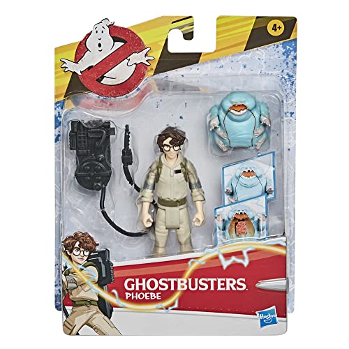 Ghostbusters Hasbro Fright Features Phoebe Figure with Interactive Ghost Figure and Accessory, Toys for Kids Ages 4 and Up, Great Gift for Kids