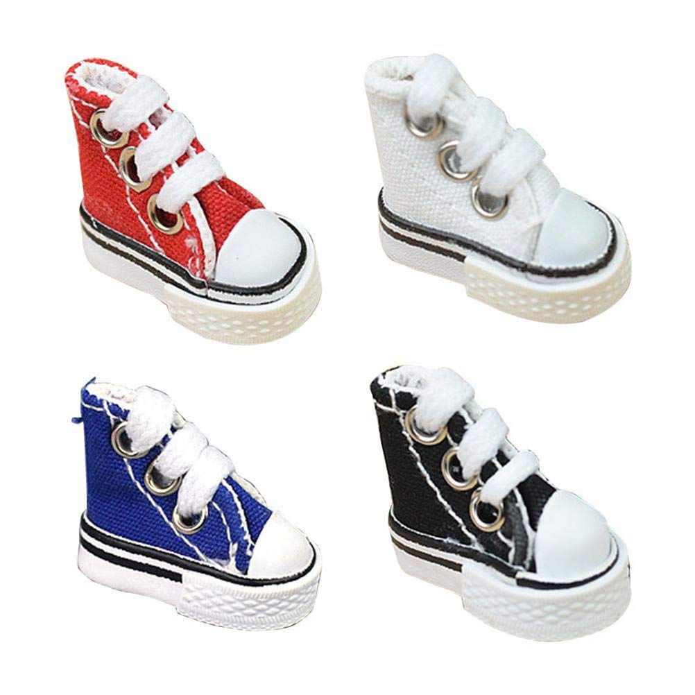 Hahepo Mini Finger Shoes, Realistic Fingerboard Shoe Mini Skate Shoes Finger Dance Shoes 3.5cm