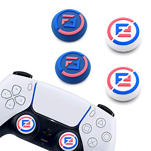 FXICAI Thumb Grip Caps Compatible with PS5/Xbox Series X/S/Xbox 360/PS4/PS3/Nintendo Switch Pro Controller, Soft Non-Slip Silicone Joystick Cover (4Pcs)
