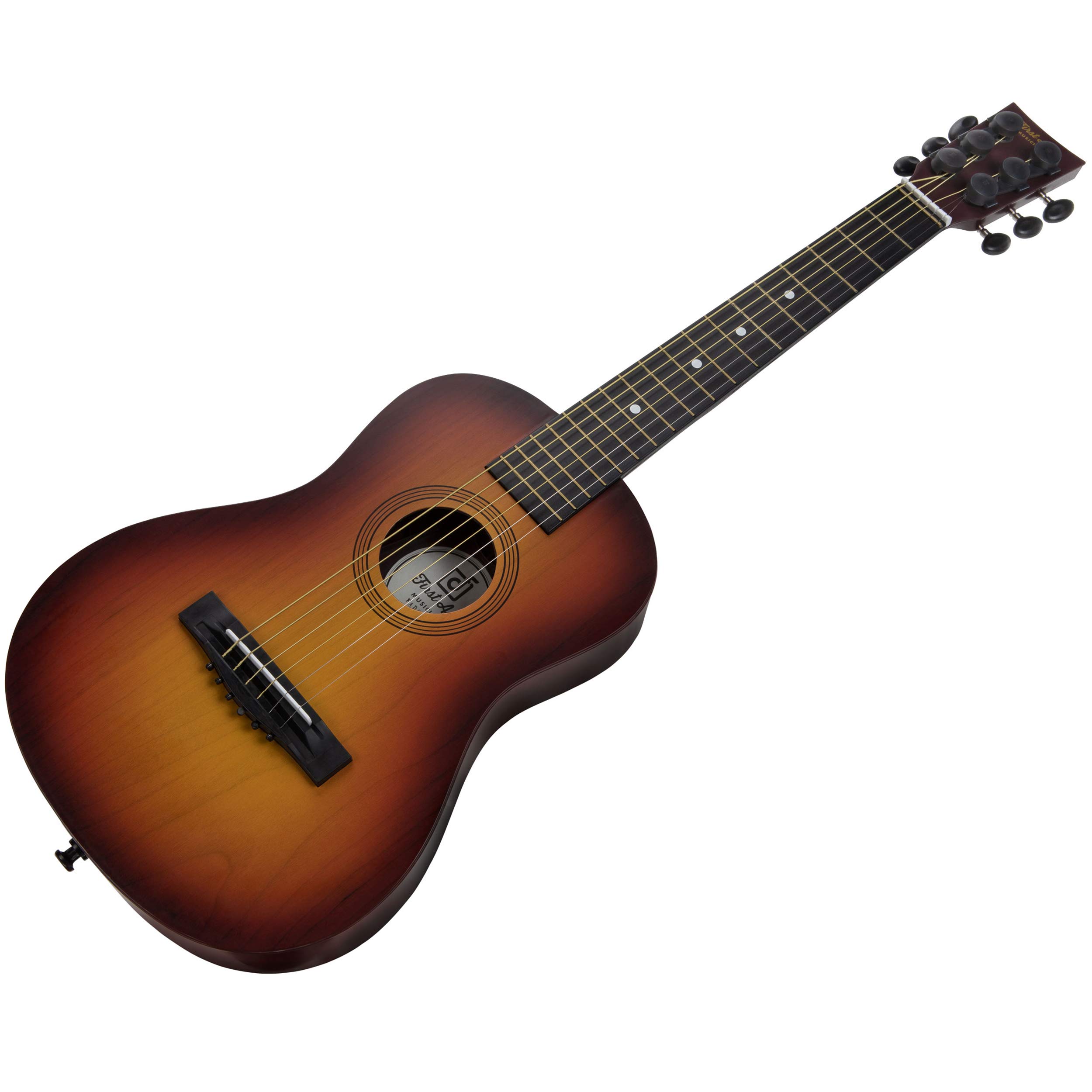 First Act Acoustic Sunburst Guitar, 30 Inch - Brass Acoustic Guitar Strings, Tuning Gear, String Post Covers, Steel-Reinforced Neck, Strap Buttons β Musical Instruments