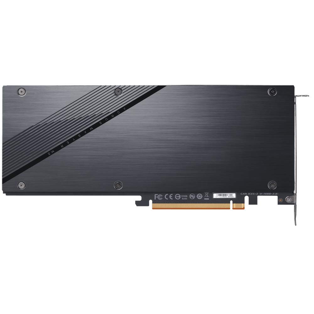 GIGABYTE AORUS Nvme Add-in-Card 2TB High Performance Gaming, Advanced Thermal Solution with Copper Heatsink, Toshiba 3D TLC, SSD GP-ASACNE6200TTTDA