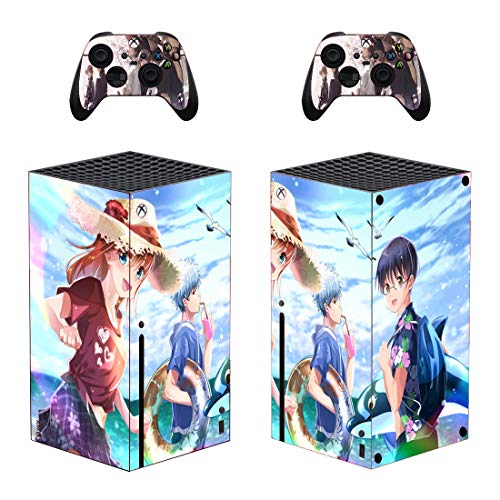 Gintama Stickers Decals Skin for X-box-One-Series X, Cover Protector Wrap Durable Full Set Protection Faceplate Console by KAJAL MANI