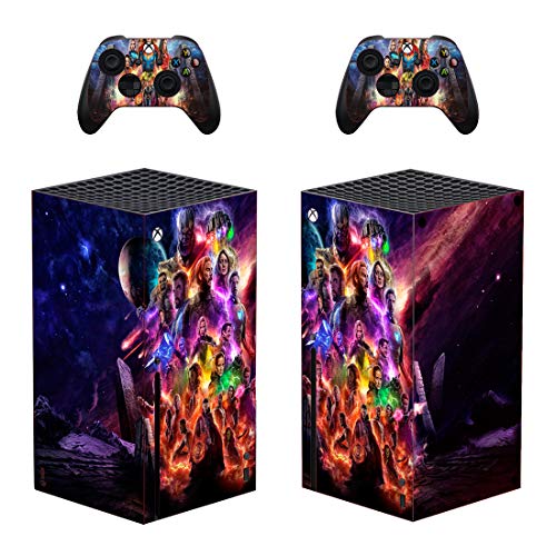 Game Overs Decals Stickers Full Set Faceplate Skin for X-box-One-Series X Protection Kit by KAJAL MANI