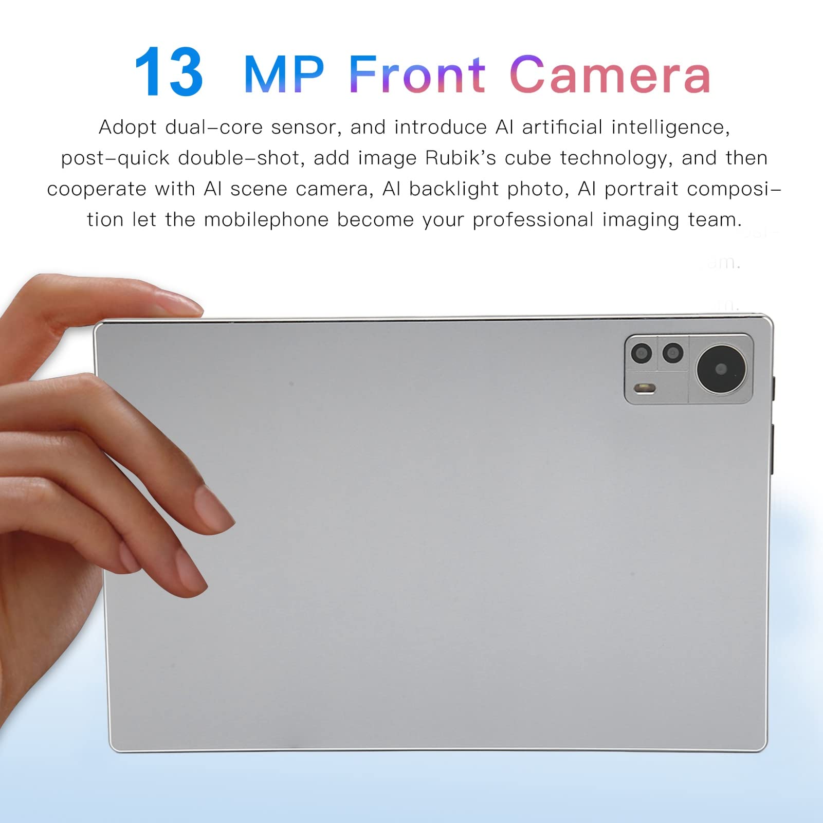 GOWENIC 10 Inch Tablet, Android 11 Tablet Octa Core 8G RAM 128G ROM, WiFi 2.4G 5G Dual Band 13MP Camera 7000mAh Battery 1200x1920 FHD IPS Large Screen