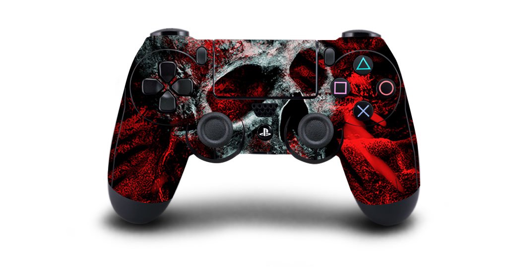 FOTTCZ [3PCS] Whole Body Vinyl Sticker Decal Cover Skin for PS4 Controller - 3pcs. Comb C