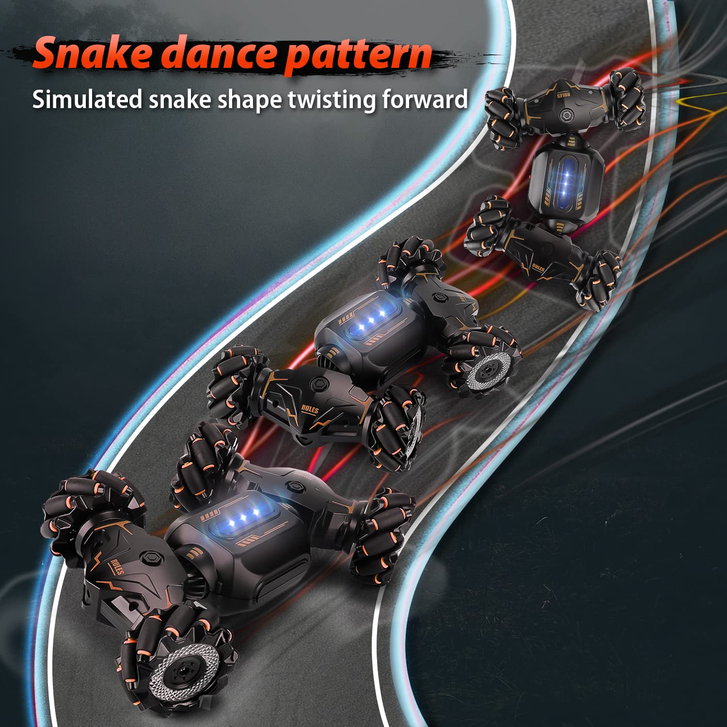 FUUY RC Drift Car Hot Wheels Smart Hand Controll RC Car Double-Sided Driving RC Drift Trunk Twist Remote Control Car for Teen Boys Idea