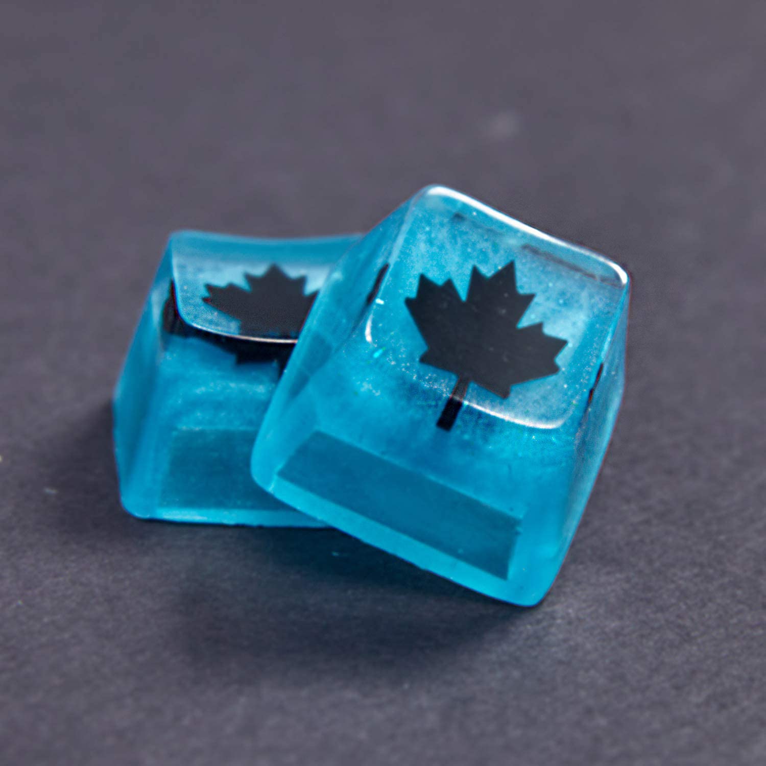 Gaming Keycaps Rainbow 6 Black Ice Resin Keycaps for Cherry MX Swtiches (OEM R4)