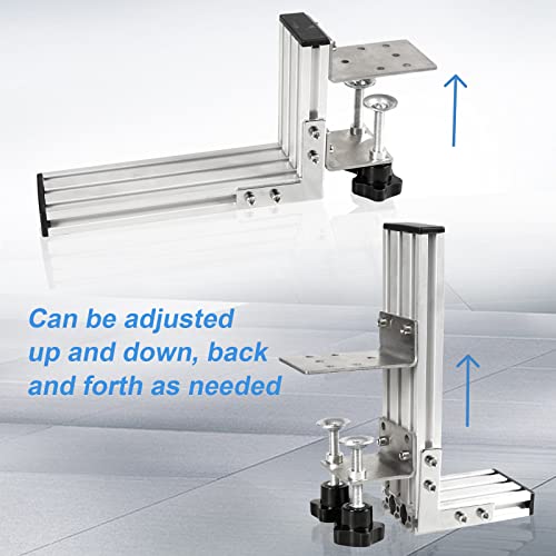 GSTP Gear Shifter Clip L Shape Lever Mounting Bracket Compatible with PC USB Simulator H Gears Shifter 64 Bit Handbrake
