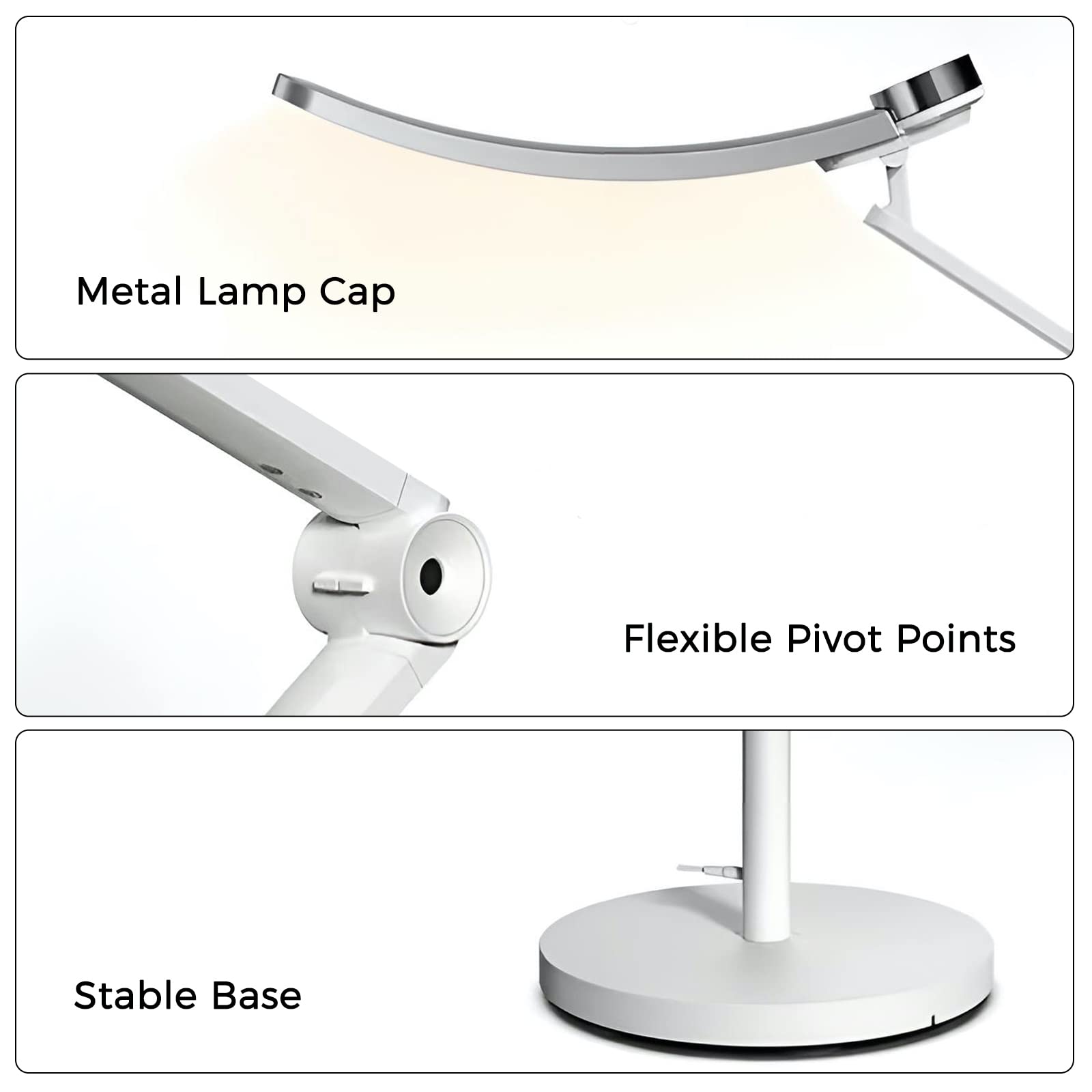 HAPPY NOCNOC LED Floor Lamp Warm/Cool White LED White Floor Lamp