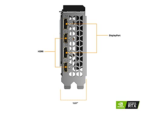 GIGABYTE GeForce RTX 3060 Ti Gaming OC 8G (REV2.0) Graphics Card, 3X WINDFORCE Fans, LHR, 8GB 256-bit GDDR6, GV-N306TGAMING OC-8GD REV2.0 Video Card