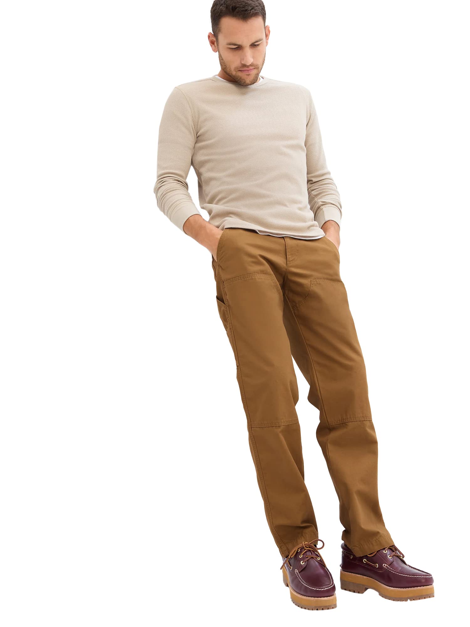 GAP Mens Utility Carpenter Casual Pants, Palomino Brown Global, 34W x 34L US