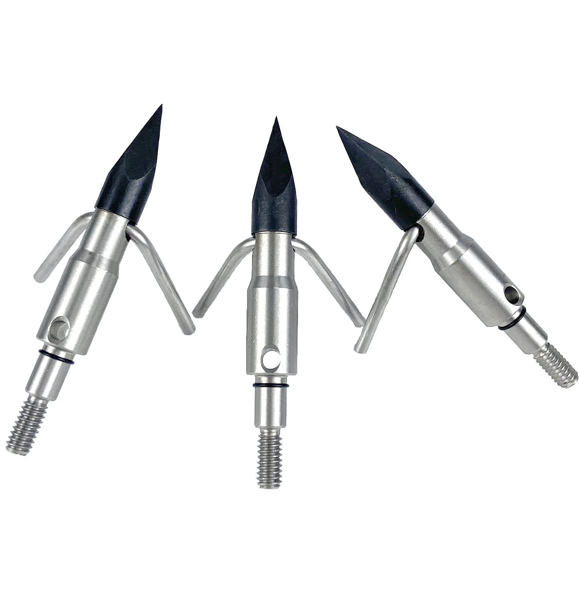 Fishing Arrow Heads Points Bowfishing Broadheads Bow Fish Tips 225 Grain Removeable Head Archery Hunting Screw Tips for Compound Bow,Crossbow and Recurve Bow (12pcs)