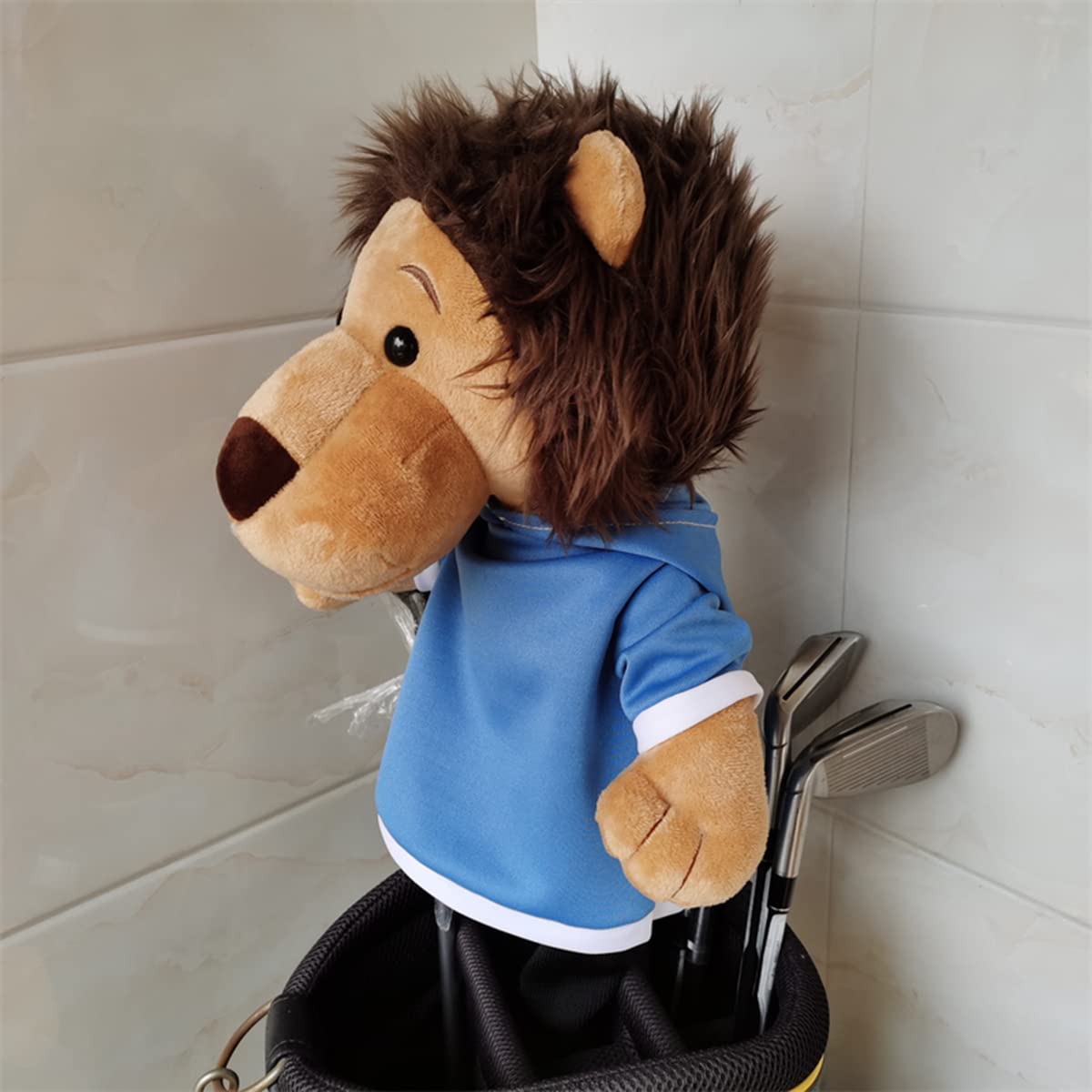 Golf Club Covers, Golf Head Covers,Animal Golf Driver Wood Covers, Fit Drivers and Fairway, Lovely Orangutan, Funny and Functional
