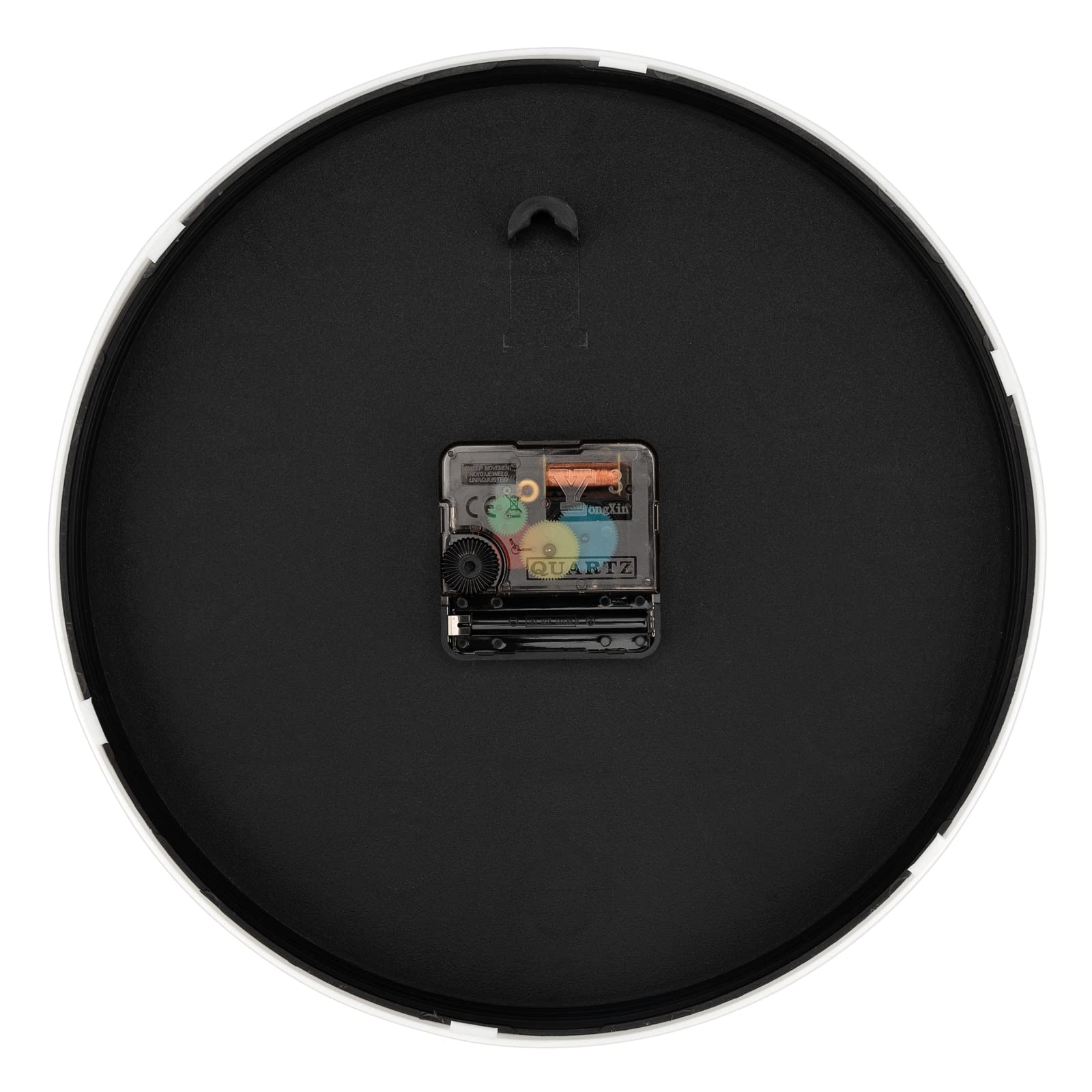 Foxtop 10 Inch Wall Clock Silent Non-Ticking Battery Operated Quartz Round Modern Simple Wall Clock Decorative for Bedroom Kitchen Home Office School (Cerulean)