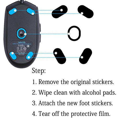 G500 G500S Mouse Feet Skates Pads Compatible with Logitech G500s Laser / G500 Programmable Gaming Mouse