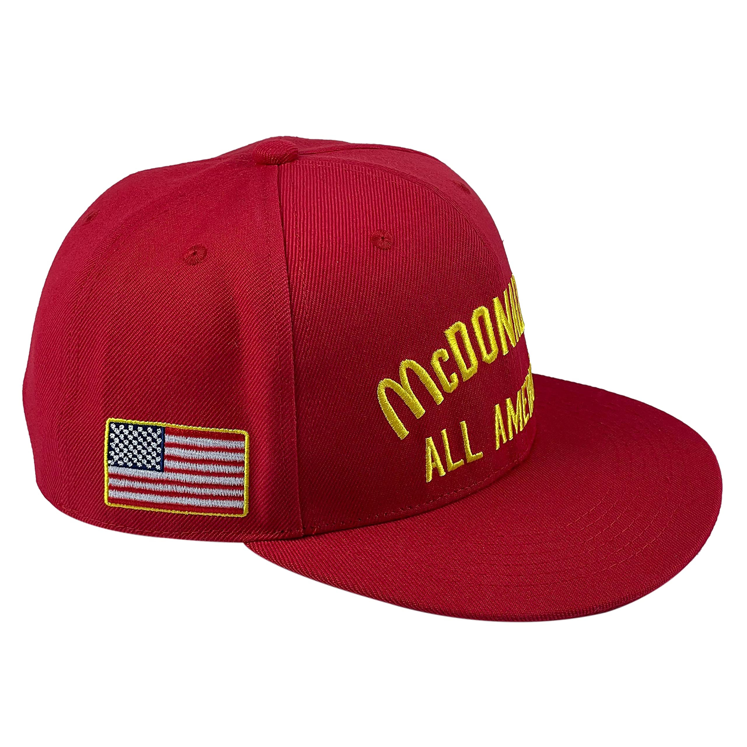 giftwell All American Snapback Hat Embroidered 8 Bryant Adjustable Dad Baseball Cap, Red, 7-7 58