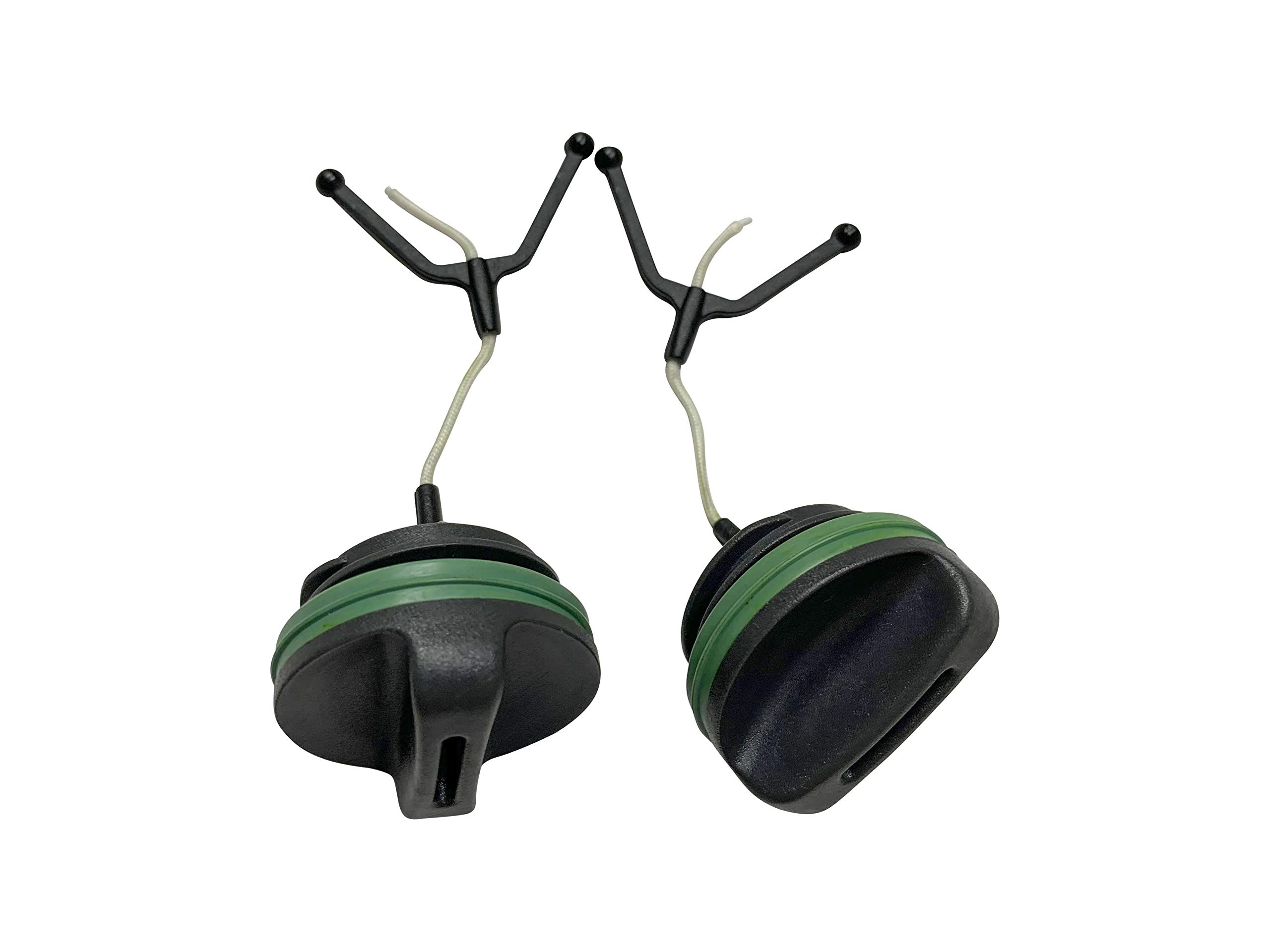 Fuel & Oil Cap Leak Proof Tested (2 PACK) Compatible with Husqvarna chainsaw 288 365 357 359 390 395 455 Rancher Parts OEM 537215202 537 21 52-02