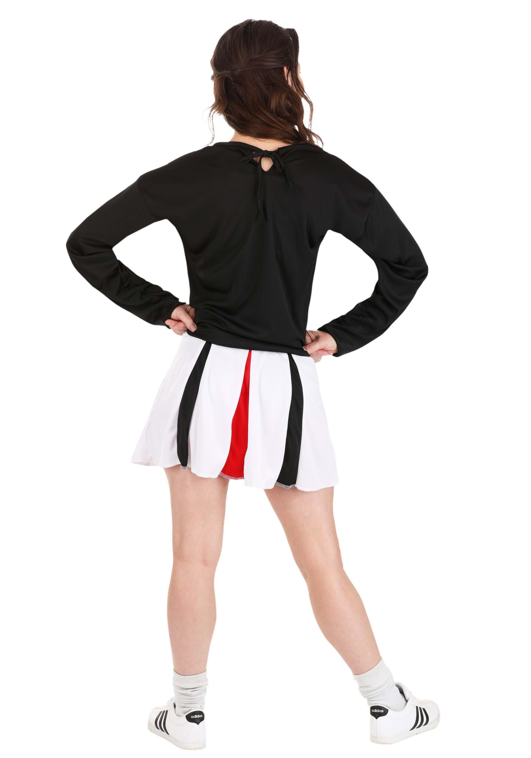 Fun Costumes Women's Saturday Night Live Spartan Cheerleader Costume, SNL Cheer Cosplay Outfit, Uniform, S Black
