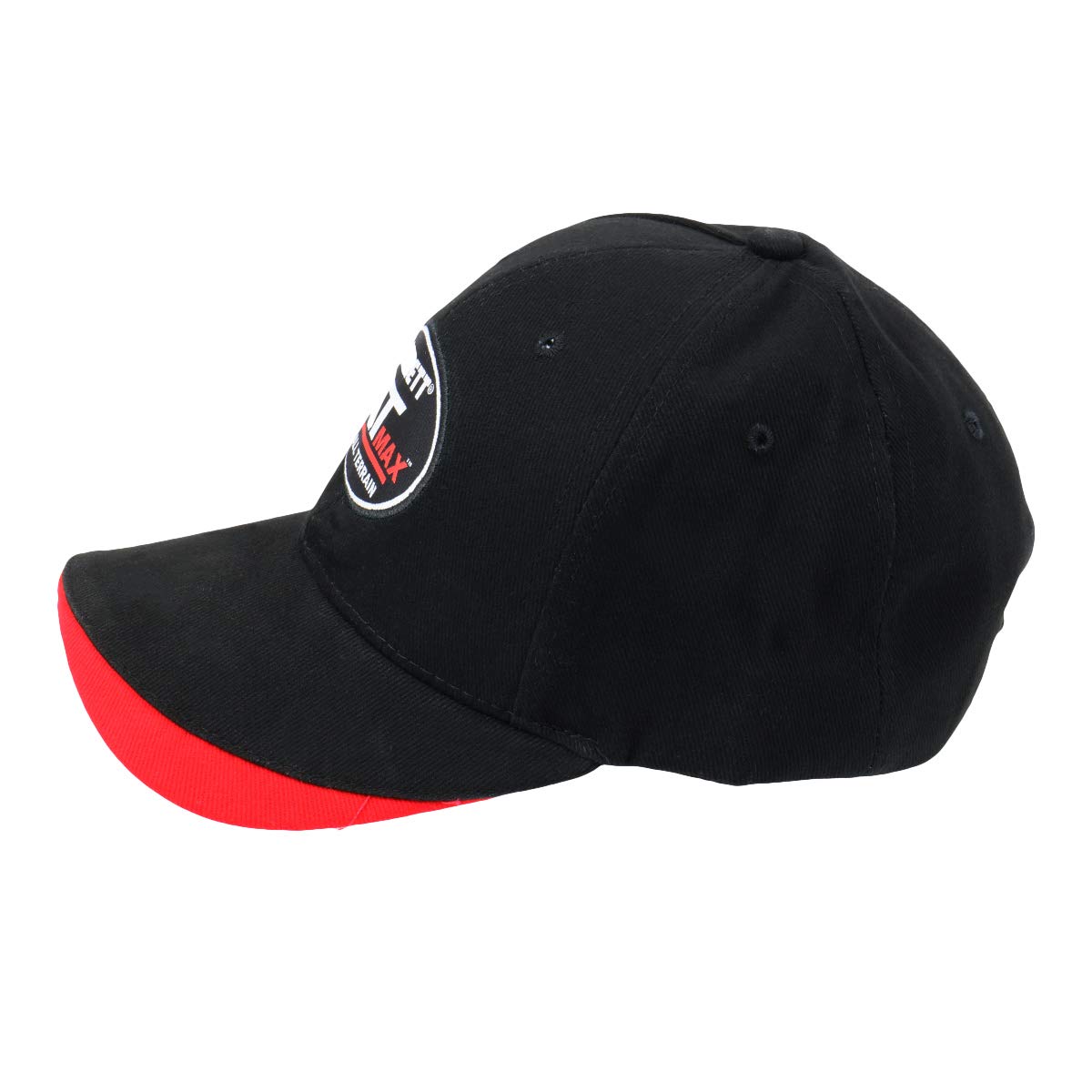 Garrett at MAX Black Baseball Cap One Size Fits All with Fastener Strap 1664600